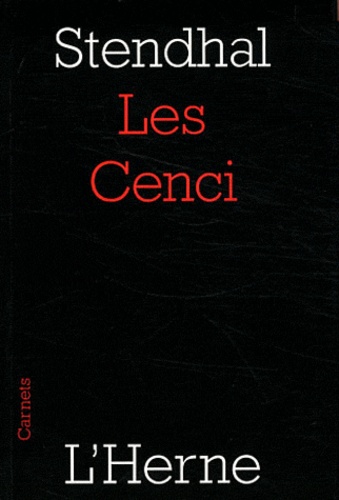 Les Cenci de Stendhal - Poche - Livre - Decitre