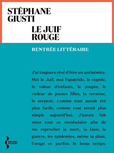 Le Juif rouge de Stéphane Giusti - Grand Format - Livre - Decitre