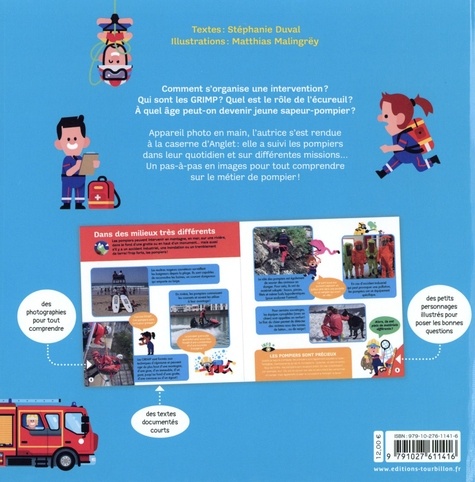 C'est quoi, le métier de pompier ? de Stéphanie Duval - Album - Livre ...