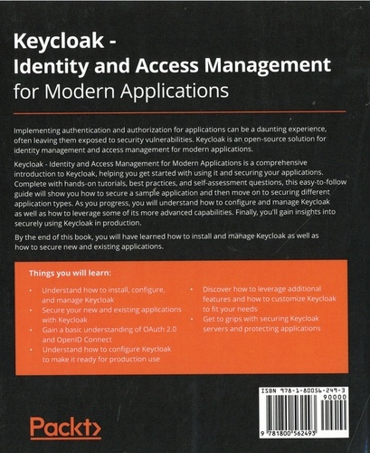 Keycloak - Identity and Access Management for... de Stian Thorgersen - Grand Format - Livre ...