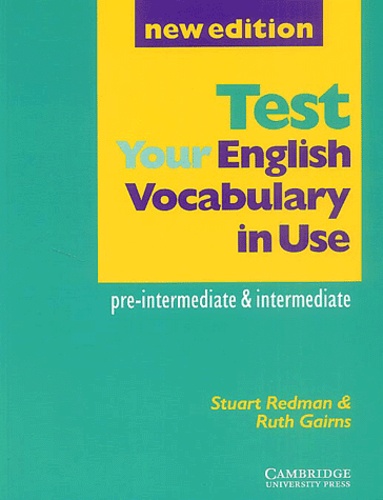 Test your english vocabulary in use pre... de Stuart Redman - Livre ...