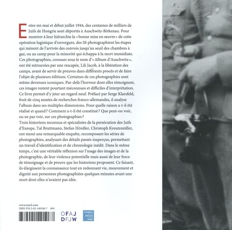 Un album d'Auschwitz - Comment les nazis ont... de Tal Bruttmann ...