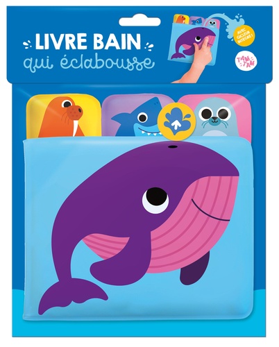 Livre bain qui éclabousse baleine - Avec gicleur... de Tam Tam Editions ...