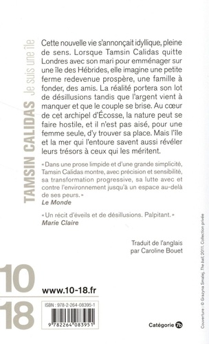 Je suis une île de Tamsin Calidas - Poche - Livre - Decitre