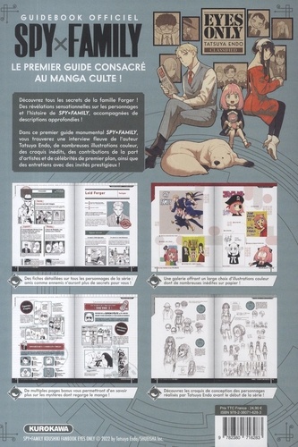 Spy X Family . Guidebook officiel Eyes only - Tatsuya Endo - Livres ...
