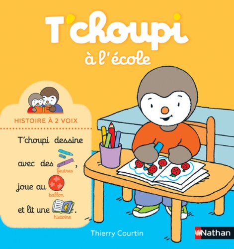 T'choupi à l'école - Thierry Courtin - Livres - Furet du Nord