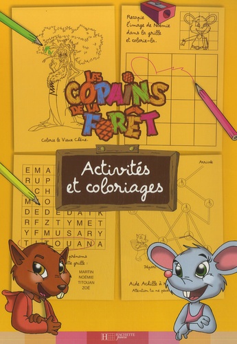 Les Copains de la Forêt - Activités et coloriages de Timoon Animation ...