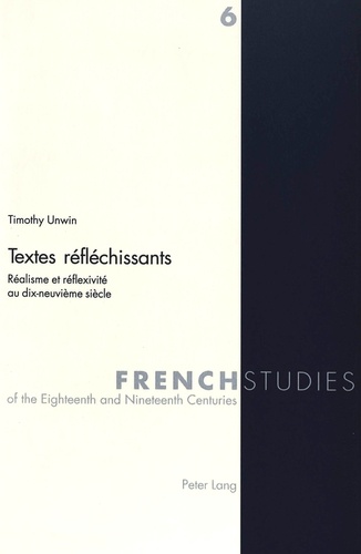 Textes réfléchissants : Réalisme et... - Timothy Andrew Unwin - Livres ...