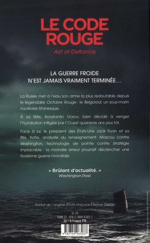 Le code rouge - Tom Clancy - Livres - Furet du Nord