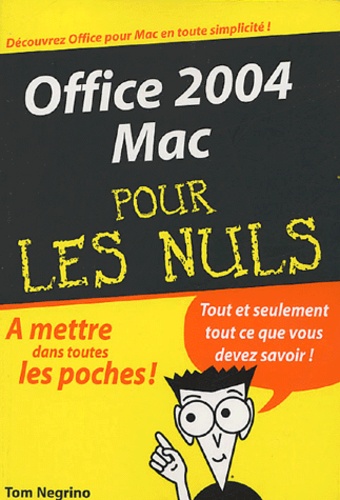 Office 2004 Mac de Tom Negrino - Poche - Livre - Occasion - Decitre