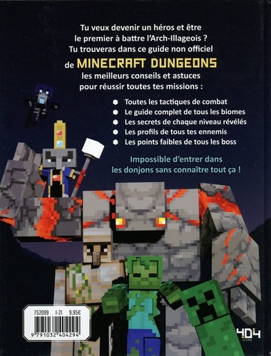 Minecraft Dungeons - Le guide essentiel de Tom Phillips - Album - Livre ...