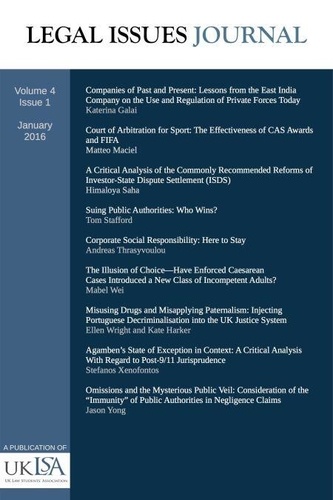 Legal Issues Journal 4(1) - Legal Issues Journal,... - United Kingdom ...