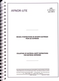 Norme UTE NF C 18-510 - Document au format PDF. UTE - Decitre ...
