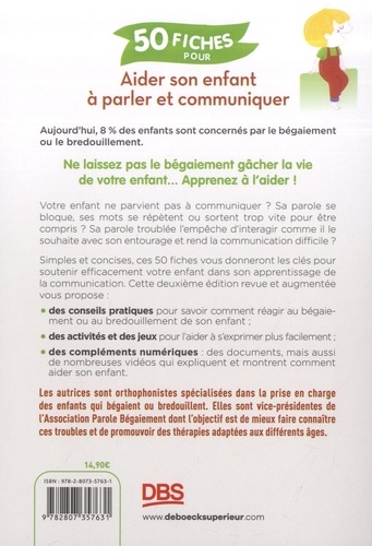 50 fiches pour aider son enfant à parler et... de Véronique Aumont Boucand - Grand Format ...
