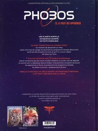 Phobos Tome 3. Le Pacte des apparences de Victor Dixen - Album - Livre - Decitre