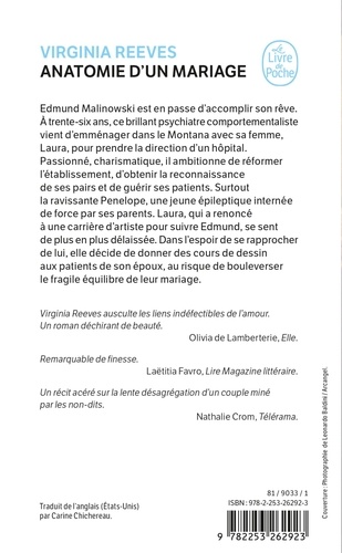Anatomie d'un mariage - Virginia Reeves - Livres - Furet du Nord