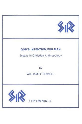 God’s Intention for Man - Essays in Christian... de William Fennell ...