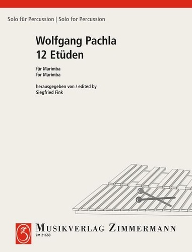 Solo für Percussion . Douze études - marimba. de Wolfgang Pachla ...