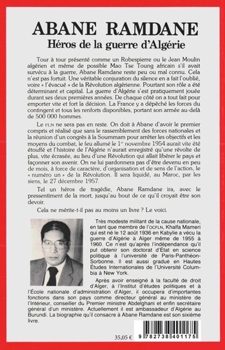 Abane Ramdane, héros de la guerre d'algérie de XXX - Livre - Decitre
