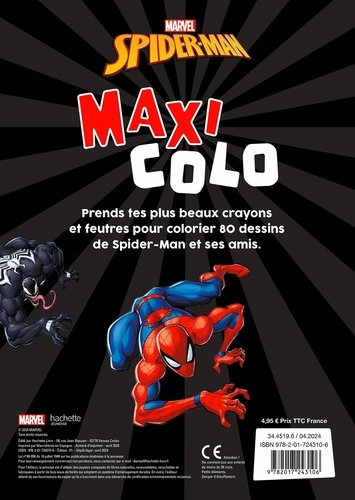 SPIDER-MAN - Maxi Colo - MARVEL de XXX - Livre - Decitre