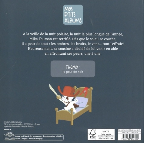 Mika a peur du noir de Yann Walcker - Album - Livre - Decitre