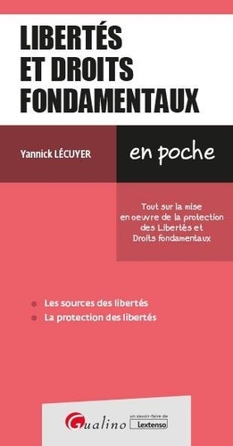 Libertés et droits fondamentaux de Yannick Lécuyer - Grand Format - Livre - Decitre