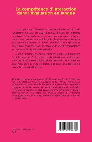 La compétence d'interaction dans l'évaluation... de Yiru Xu - Grand ...