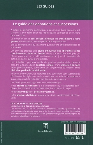 Le guide des donations et successions de Yves de La Villeguérin - Grand ...
